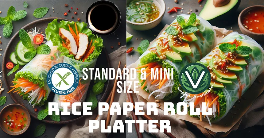 Rice Paper Roll Platter